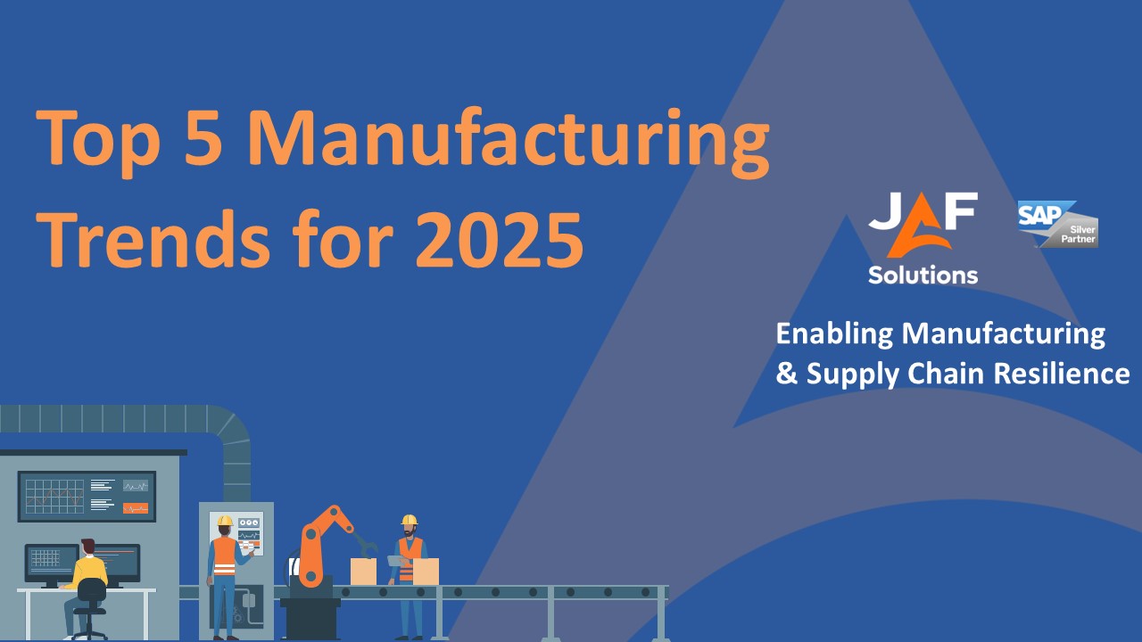 Top 5 Trends in Manufacturing for 2025 – Grind To Gold